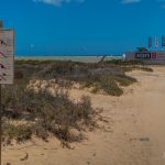 La playa de Risco del Paso Sureste de la isla de Fuerteventura Mayo ...
