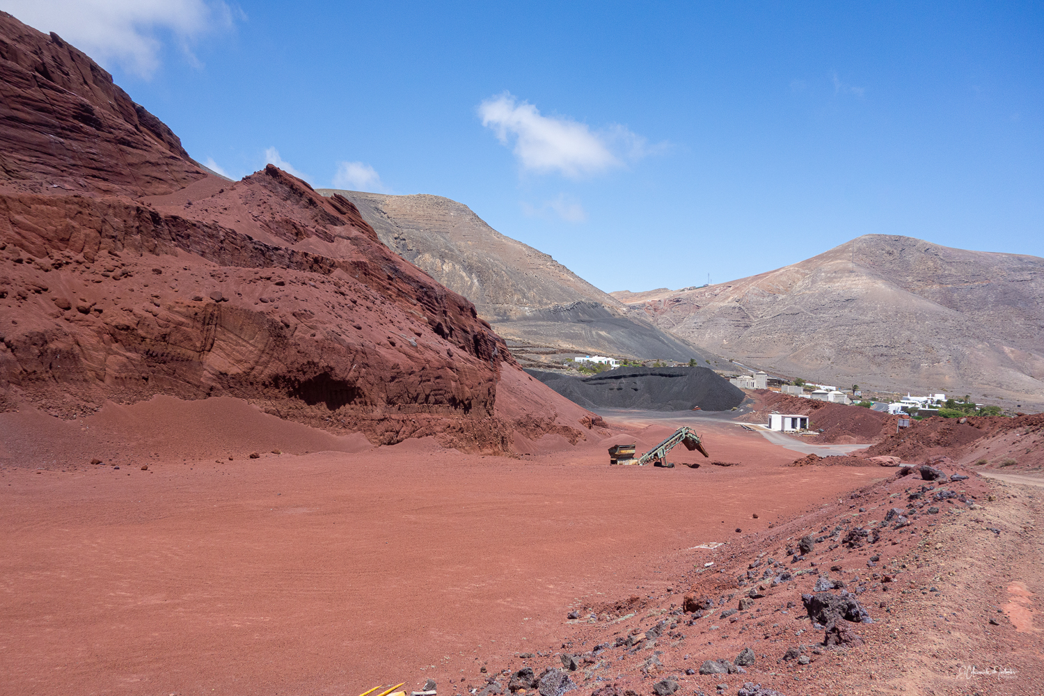 La Caldera Cantera de Rofe Picón Rojo y Negro de Maciot Yaiza Lanzarote ...